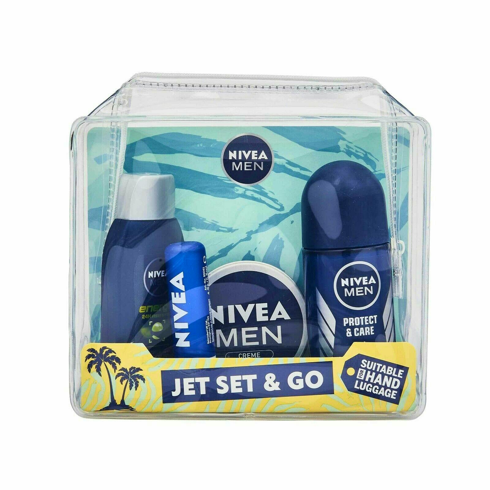 NIVEA Jet Set & Go Travel Pack 2 x 50 ml + 30 ml + 4,8 g - £2.25