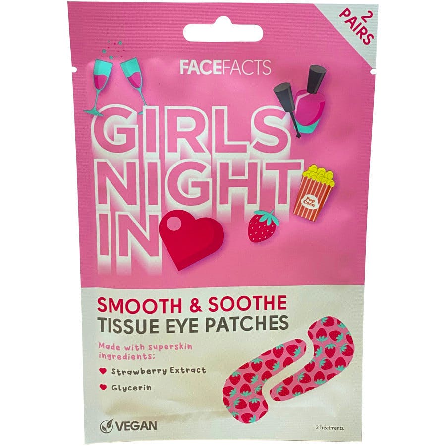 Face Facts Girls Night In Smooth & Soothe Tissue Eye Patches 2 pcs - £1.99