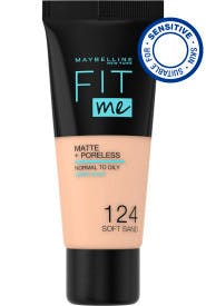 Maybelline Fit Me Matte & Poreless Foundation 124 Soft Sand 30 ml - £4.99