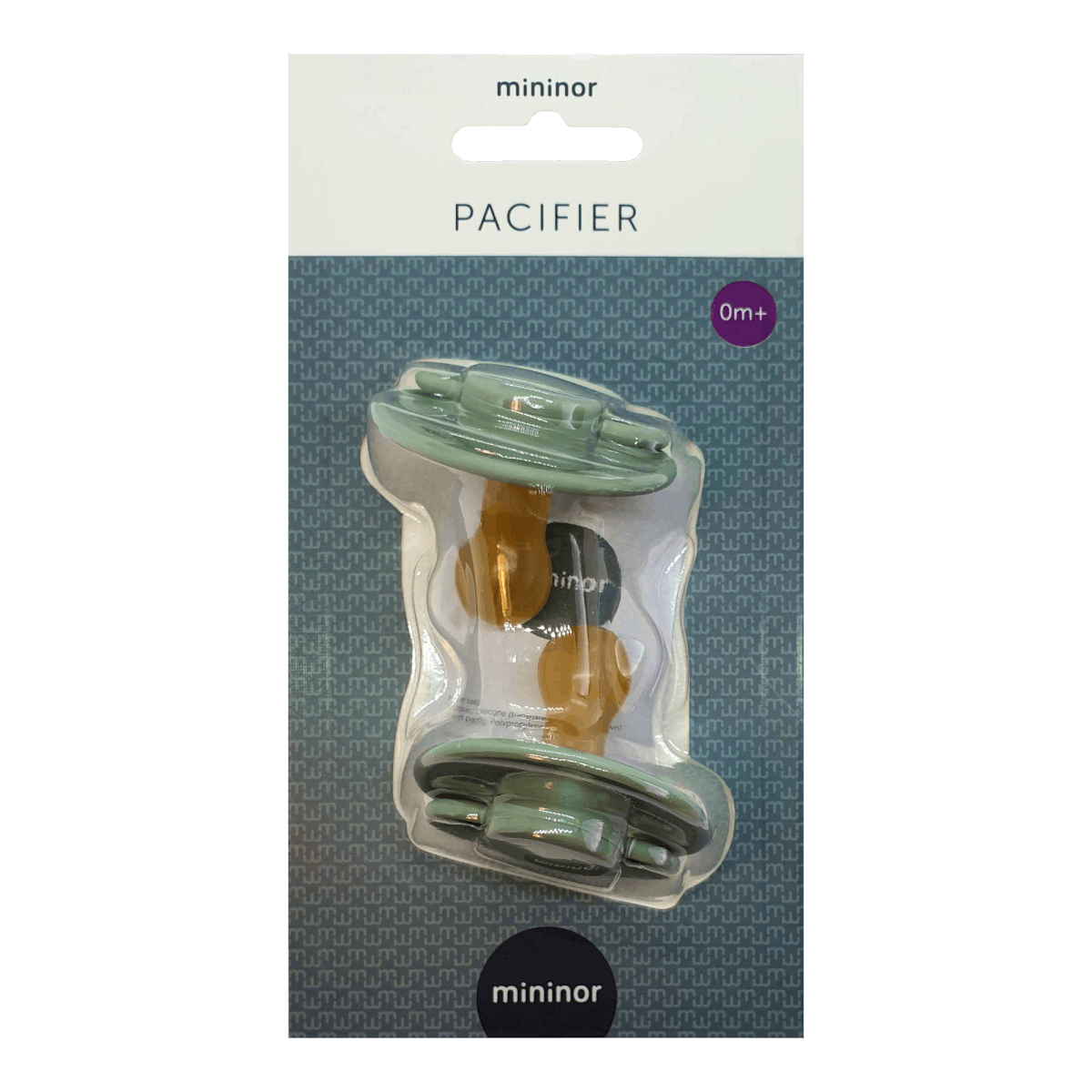 Mininor Round Pacifier Latex 0M Green 2 stk - 50.95 kr + Fri Frakt og ...