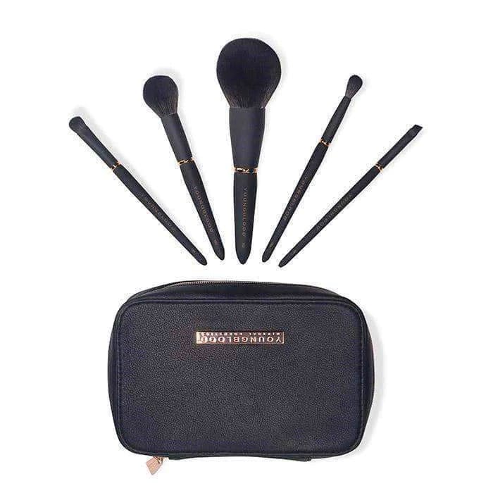Youngblood Jet Set Makeup Brush Kit & Bag 6 pcs - £59.99