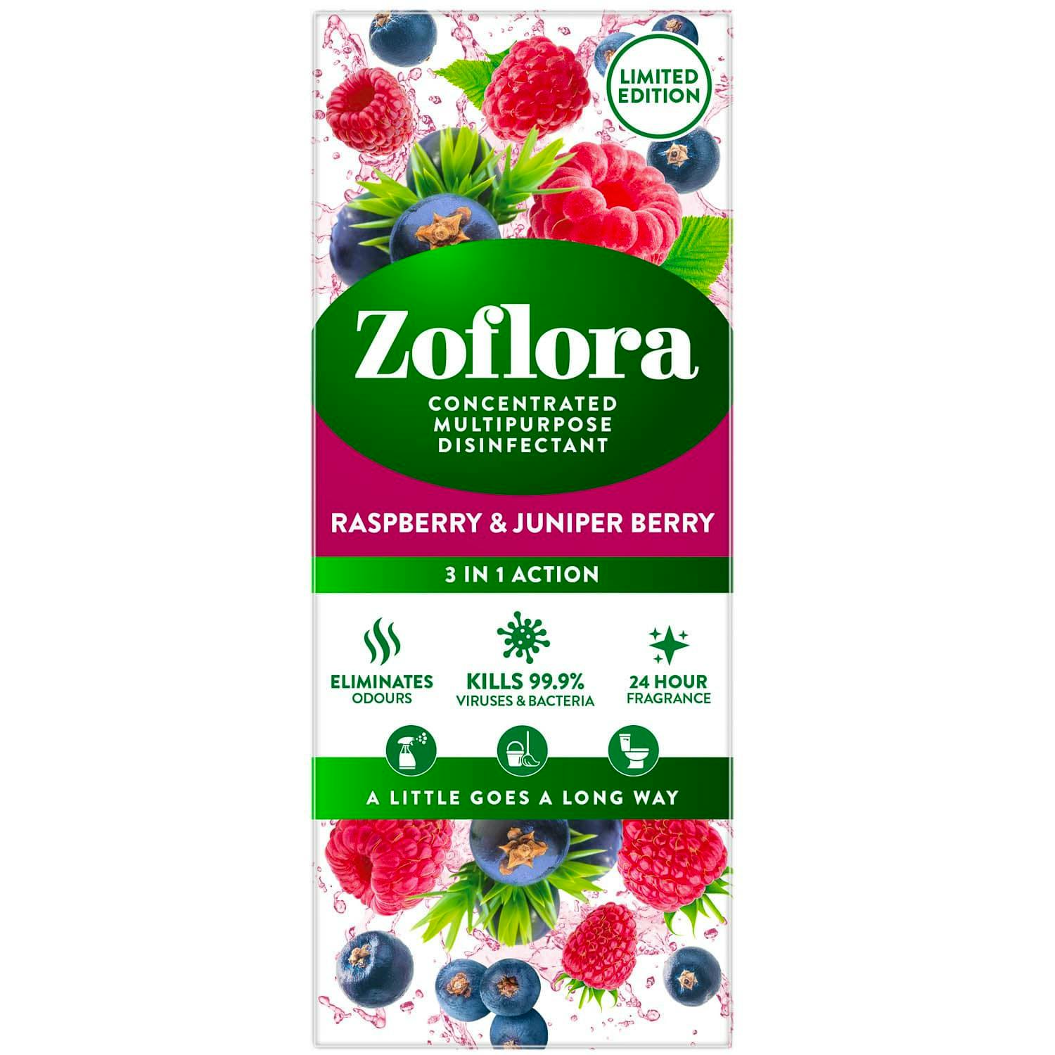 Zoflora Raspberry & Juniper Berry Disinfectant 500 ml - 52.95 kr
