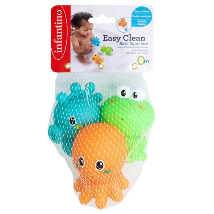 Infantino Kids Easy Clean Bath Squirters 0M+ 3 pcs - £8.75