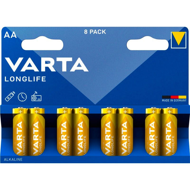 VARTA Longlife AA 8 pcs - £3.75