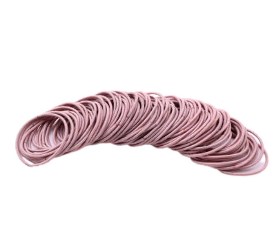 Beauty Flow Basic Hair Elastics Soft Rose 13 g - £2.75