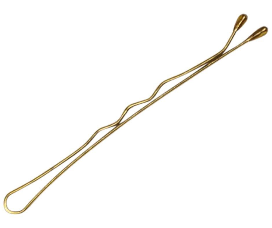 Beauty Flow Metal Hair Pin Golden 50 pcs - £2.25