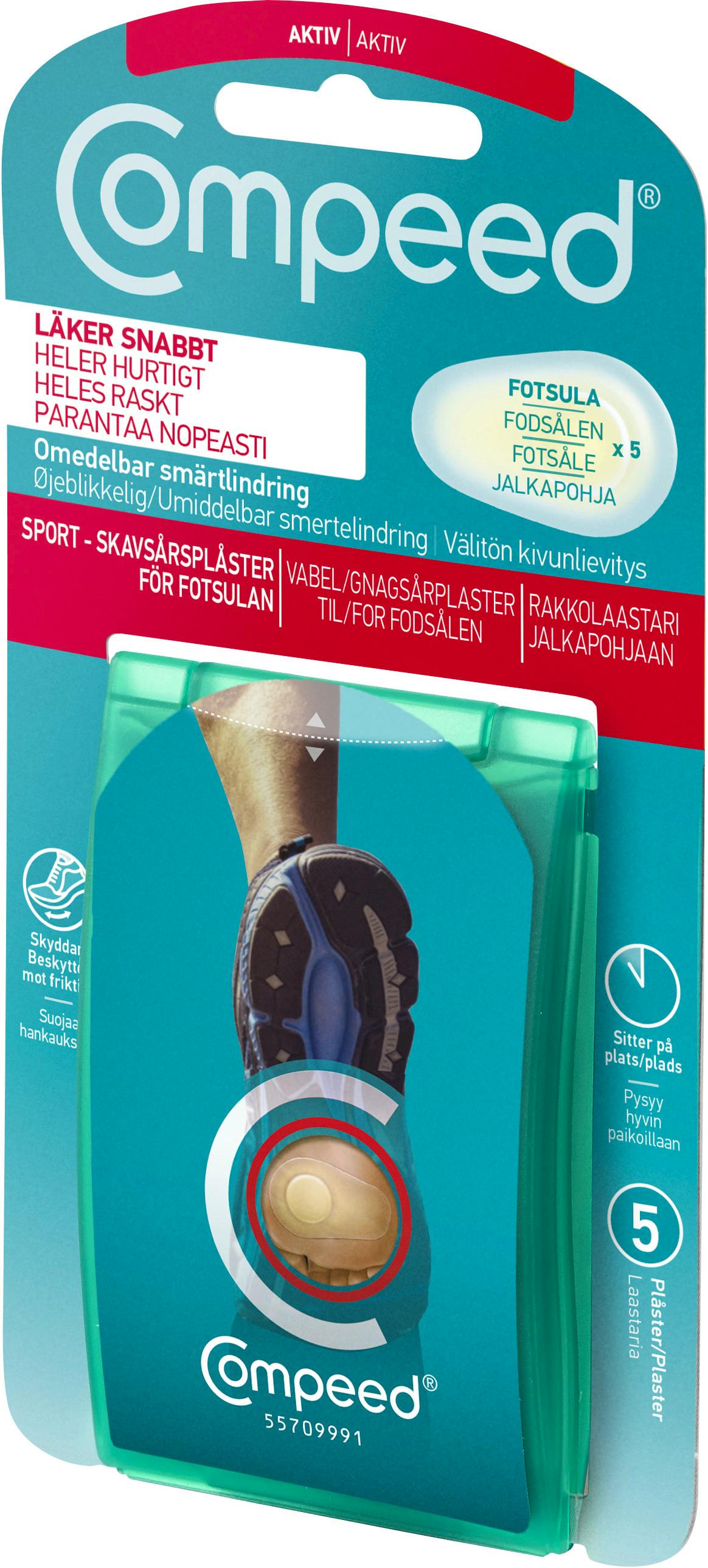 Compeed Vabelplaster Fodsål 5 stk - 54.95 kr