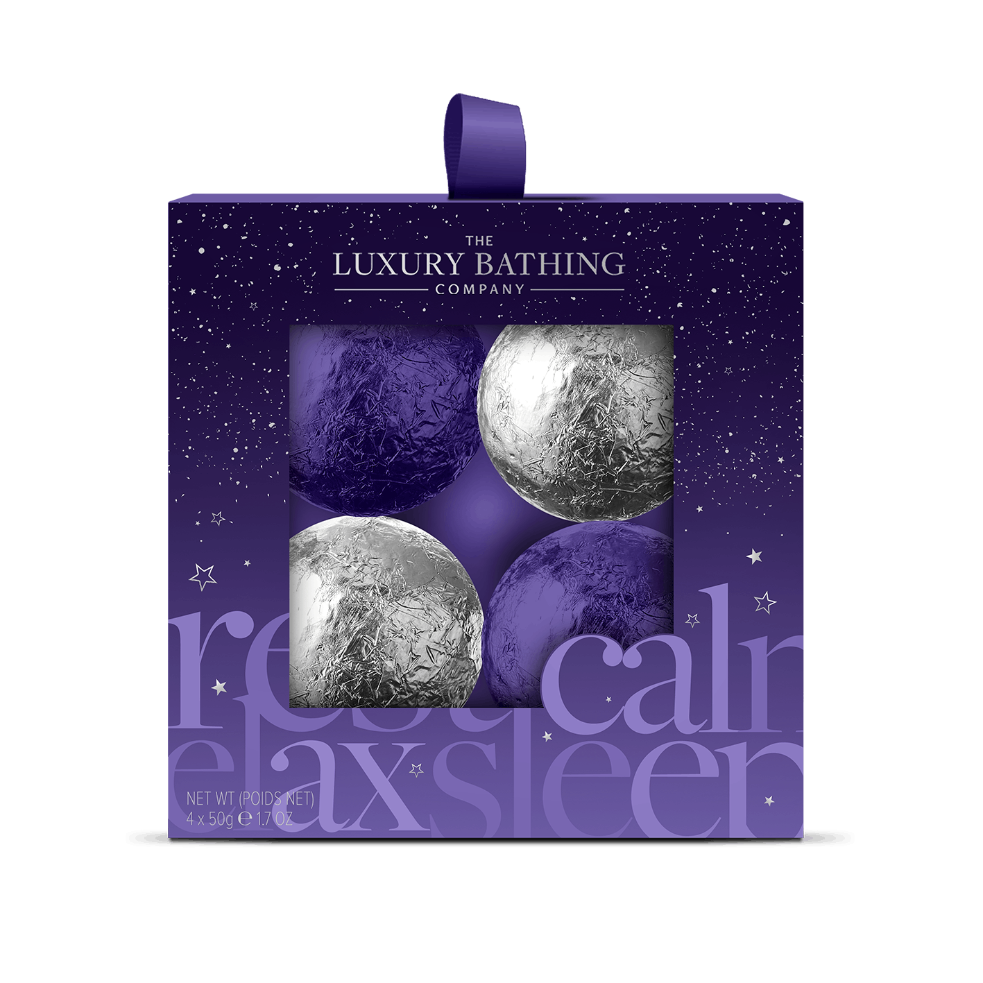 The Luxury Bathing Company Relax & Unwind Wrapped Bath Fizzers Set 4 x 50 g - 39.95 kr