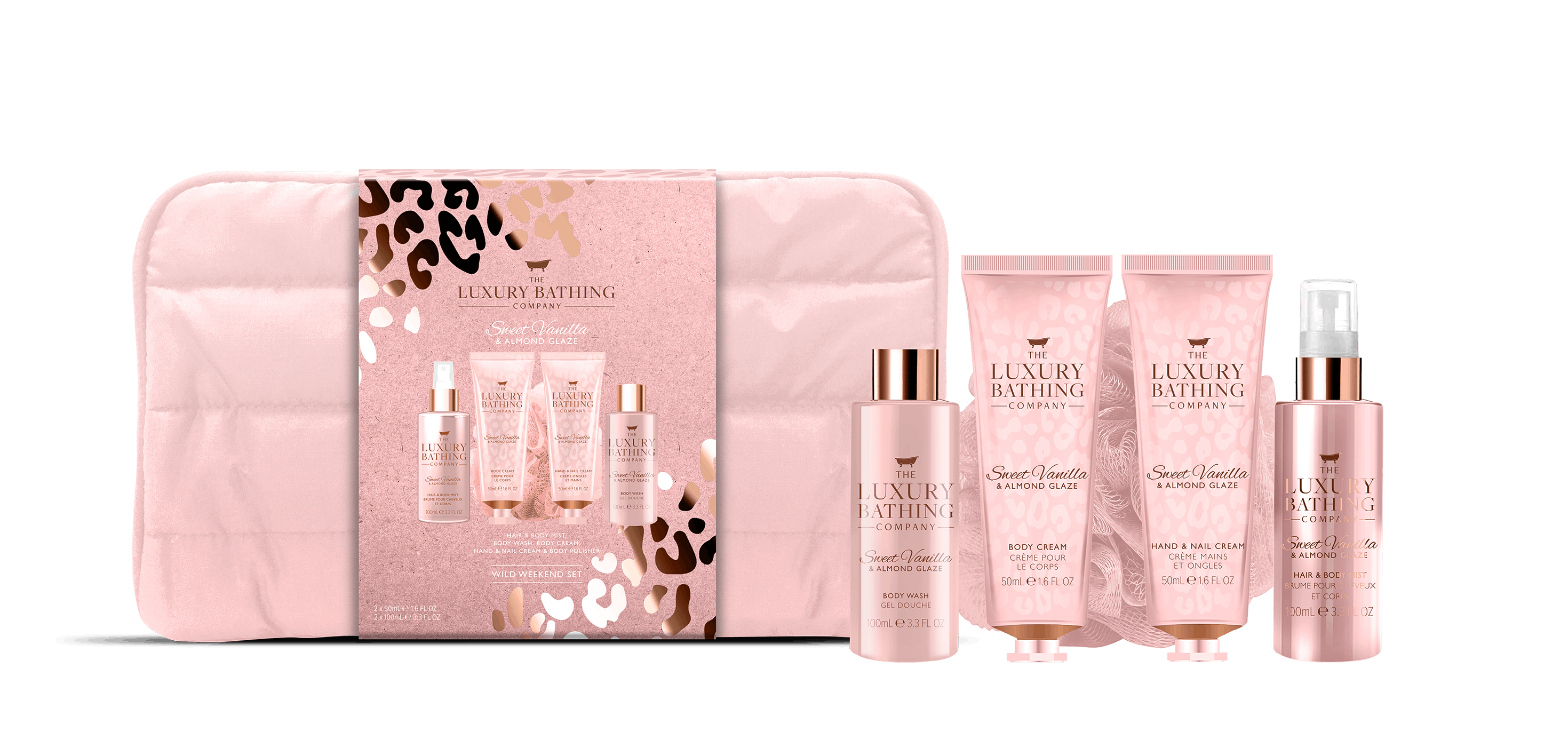 The Luxury Bathing Company Sweet Vanilla & Almond Glaze Wild Weekend ...