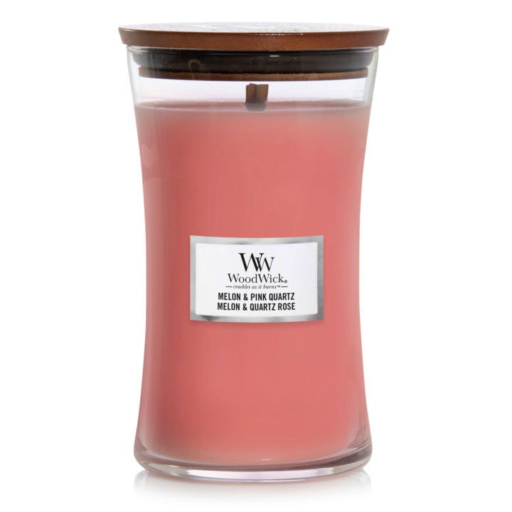 WoodWick Scented Candle Melon & Pink Quartz 609 g - £23.99