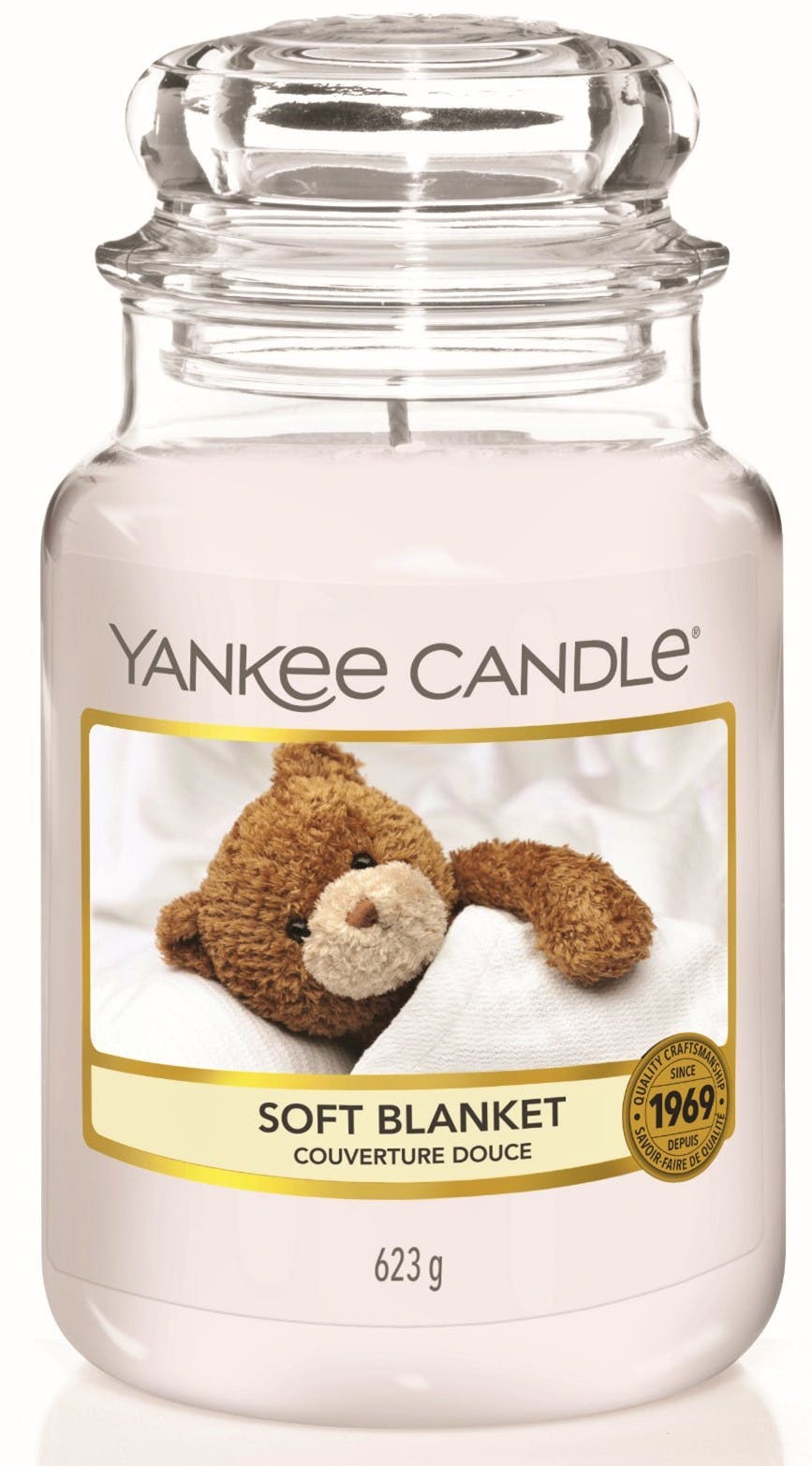 Yankee Candle Classic Large Jar Soft Blanket 623 g - 289.95 kr + Fri ...