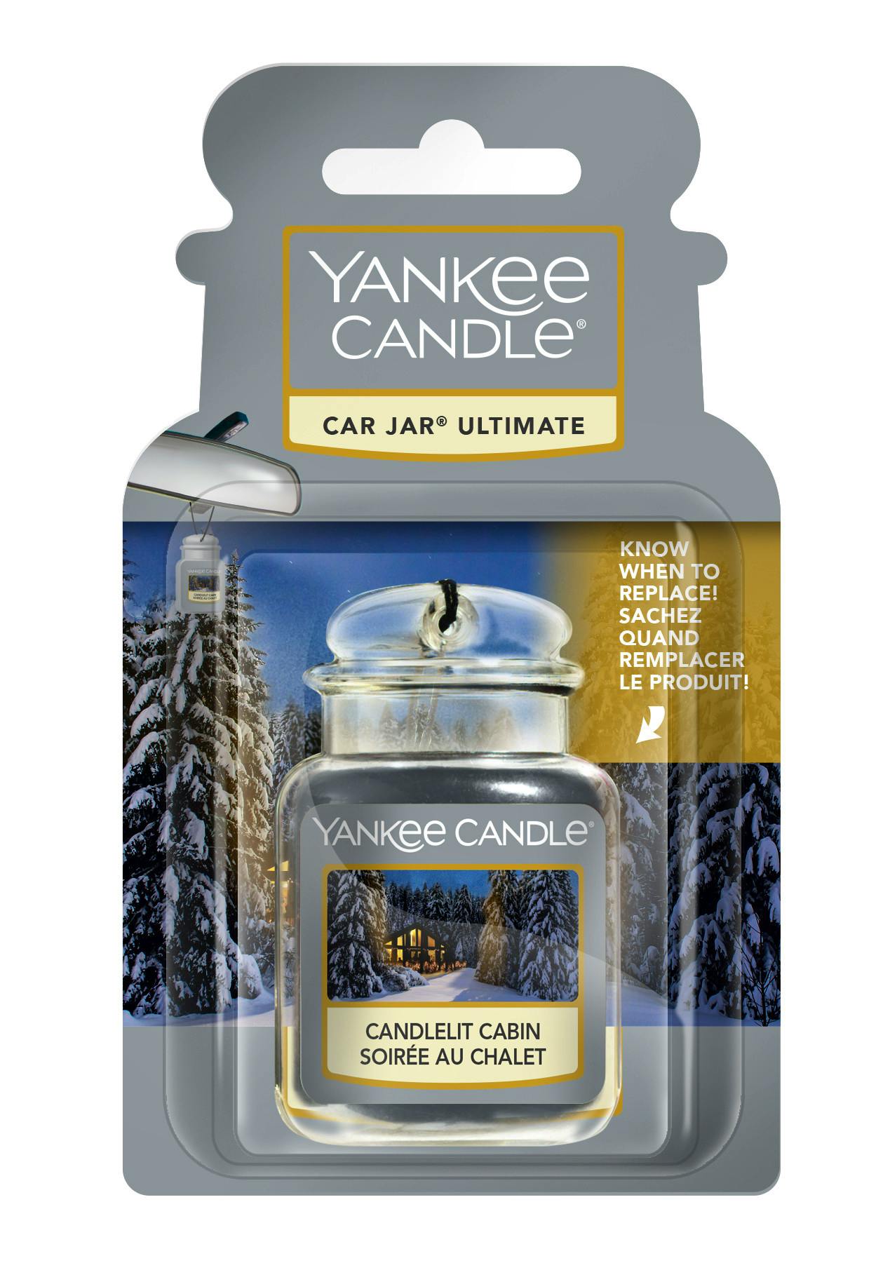 Yankee Candle Car Jar Candlelit Cabin Air Freshener 1 stk - 31.95 kr