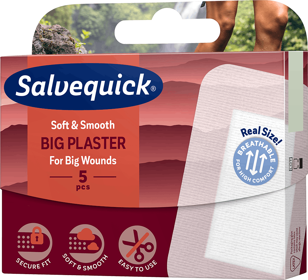 Salvequick Big Plaster 5 stk - 29.95 kr
