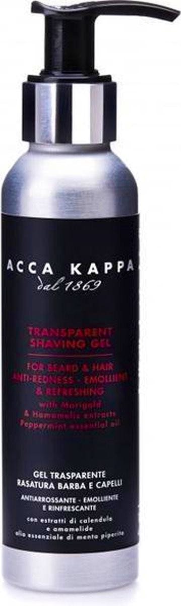 Acca Kappa Transparent Shaving Gel For Beards And Hair 125 ml - £16.45