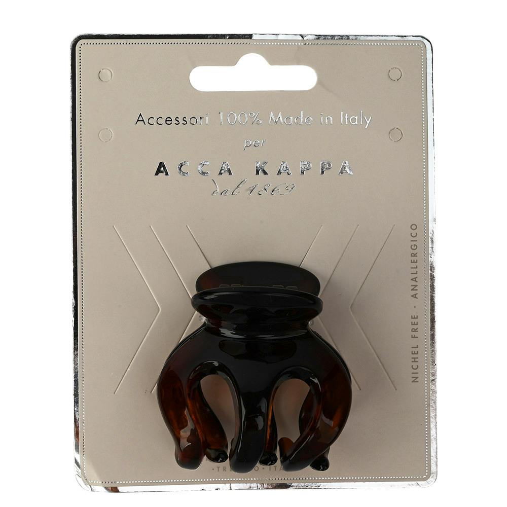 Acca Kappa Hair Clip Brown D1508 1 pcs - £3.25