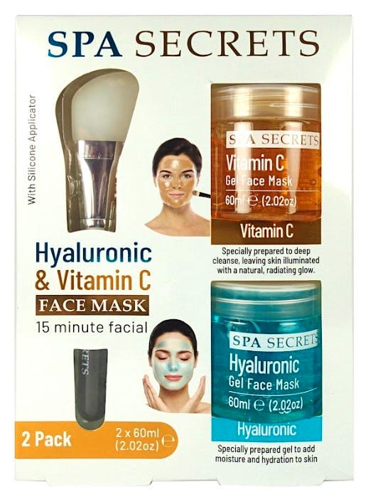 Spa Secrets Face Mask Duo Set 2 x 60 ml + 1 pcs - £3.45