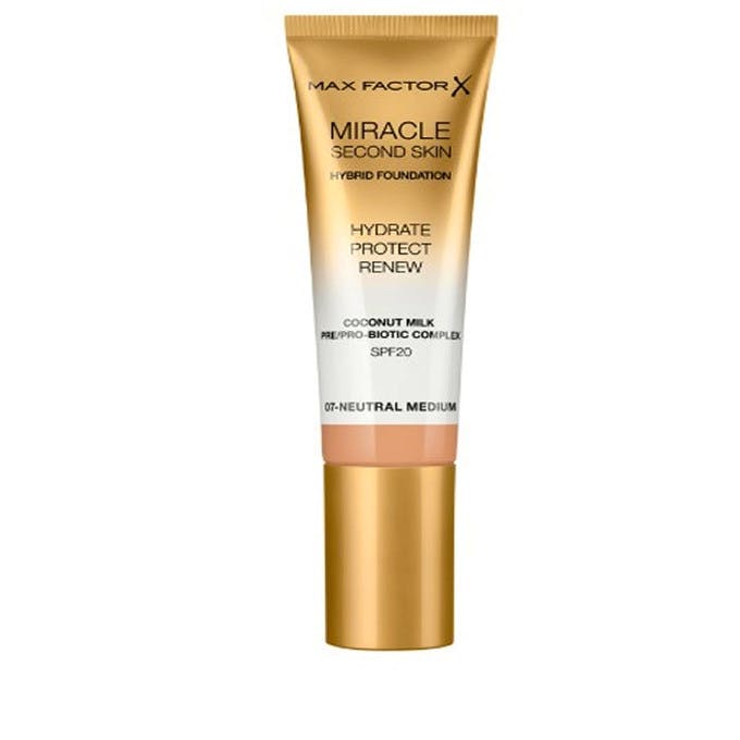 Max Factor Miracle Second Skin Foundation 007 Neutral Medium 30 ml - 8. ...