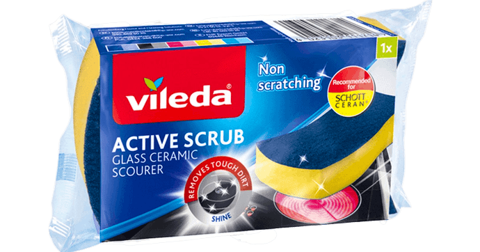 Vileda Active Scrub Glass Ceramic Scourer 1 pcs - £1.99