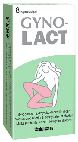 Vitabalans Gynolact Vaginaltablet 8 stk - 74.95 kr