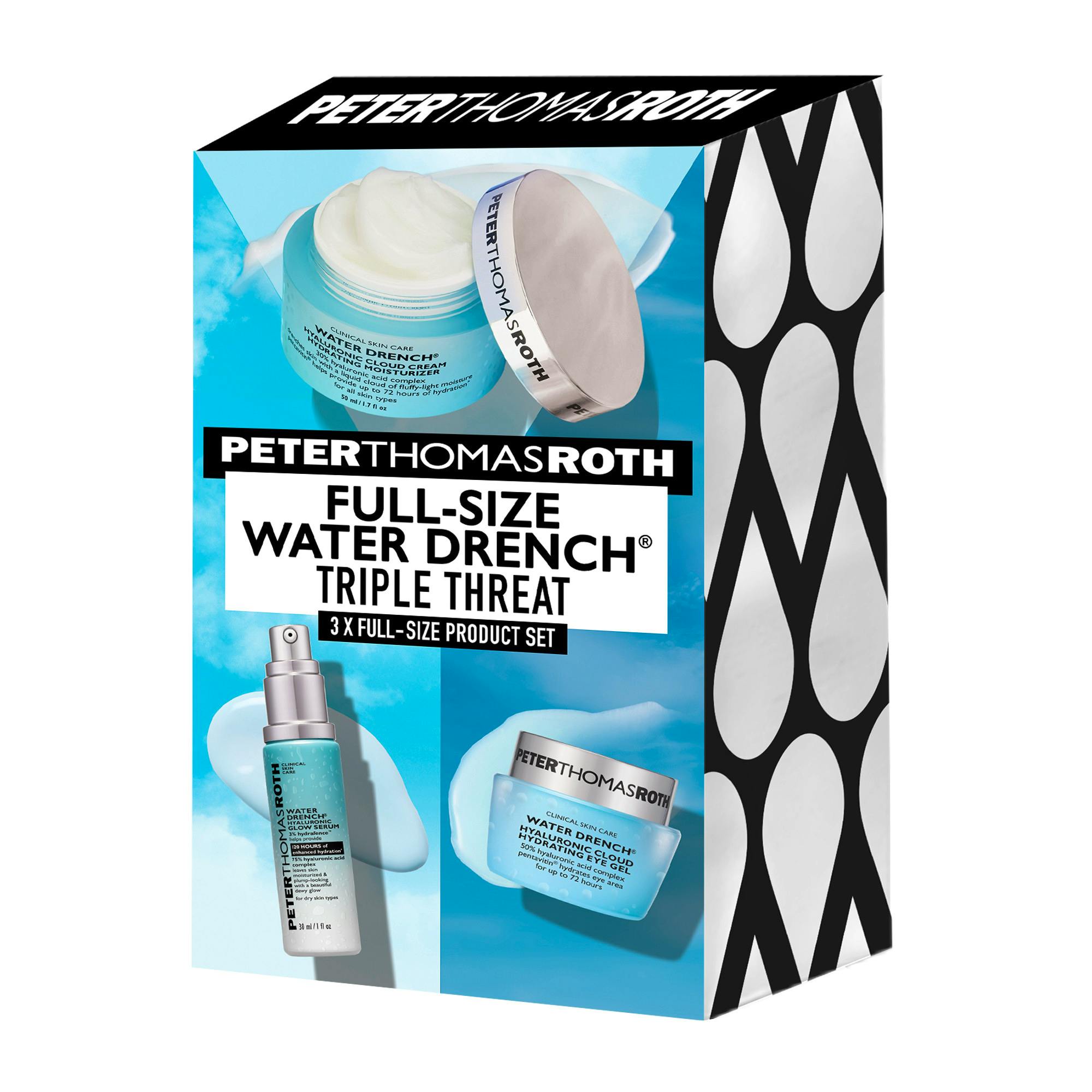 Peter Thomas Roth Full-Size Water Drench Triple Threat 15 ml + 30 ml ...