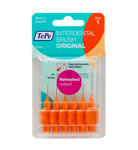 TePe Interdental Brush Original 0.45 mm Orange 6 pcs - £3.29