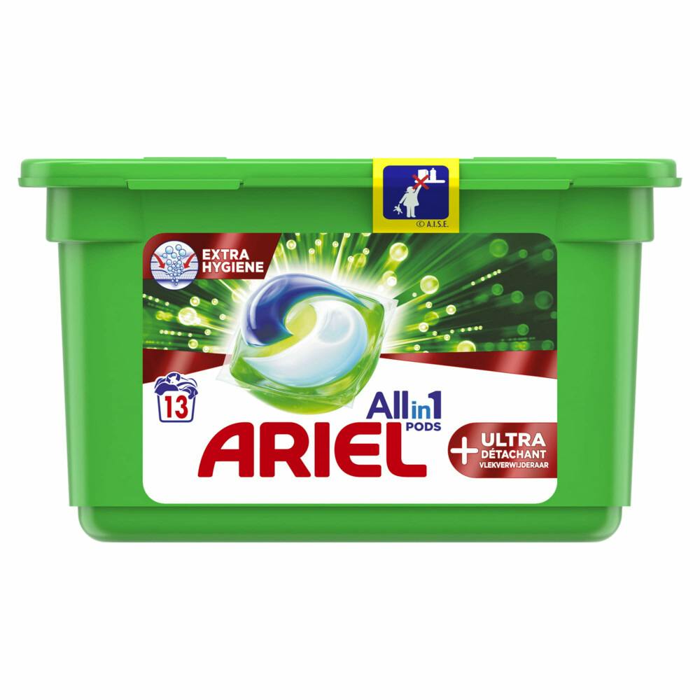 Ariel Pods All-In-1 Ultra Detachant 13 stk - 37.95 kr