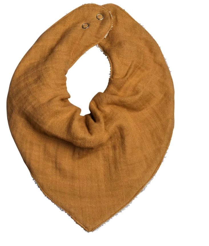Fabelab Bandana Bib Ochre 1 pcs - £3.99