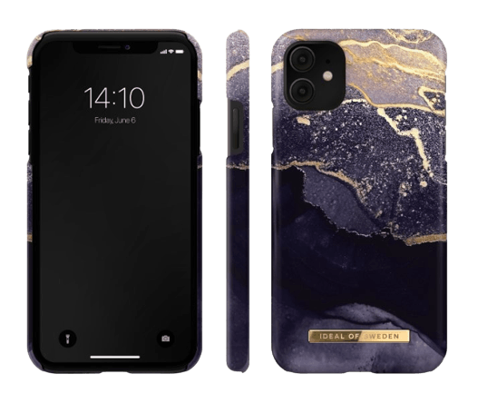 iDeal Of Sweden Fashion Case iPhone 11/XR Golden Twilight Marble 1 stk ...