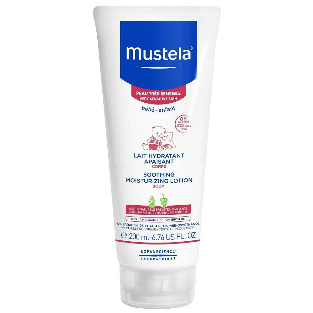 Mustela Very Sensitive Skin Bebe Soothing Moisturizing Lotion Body 200 ...