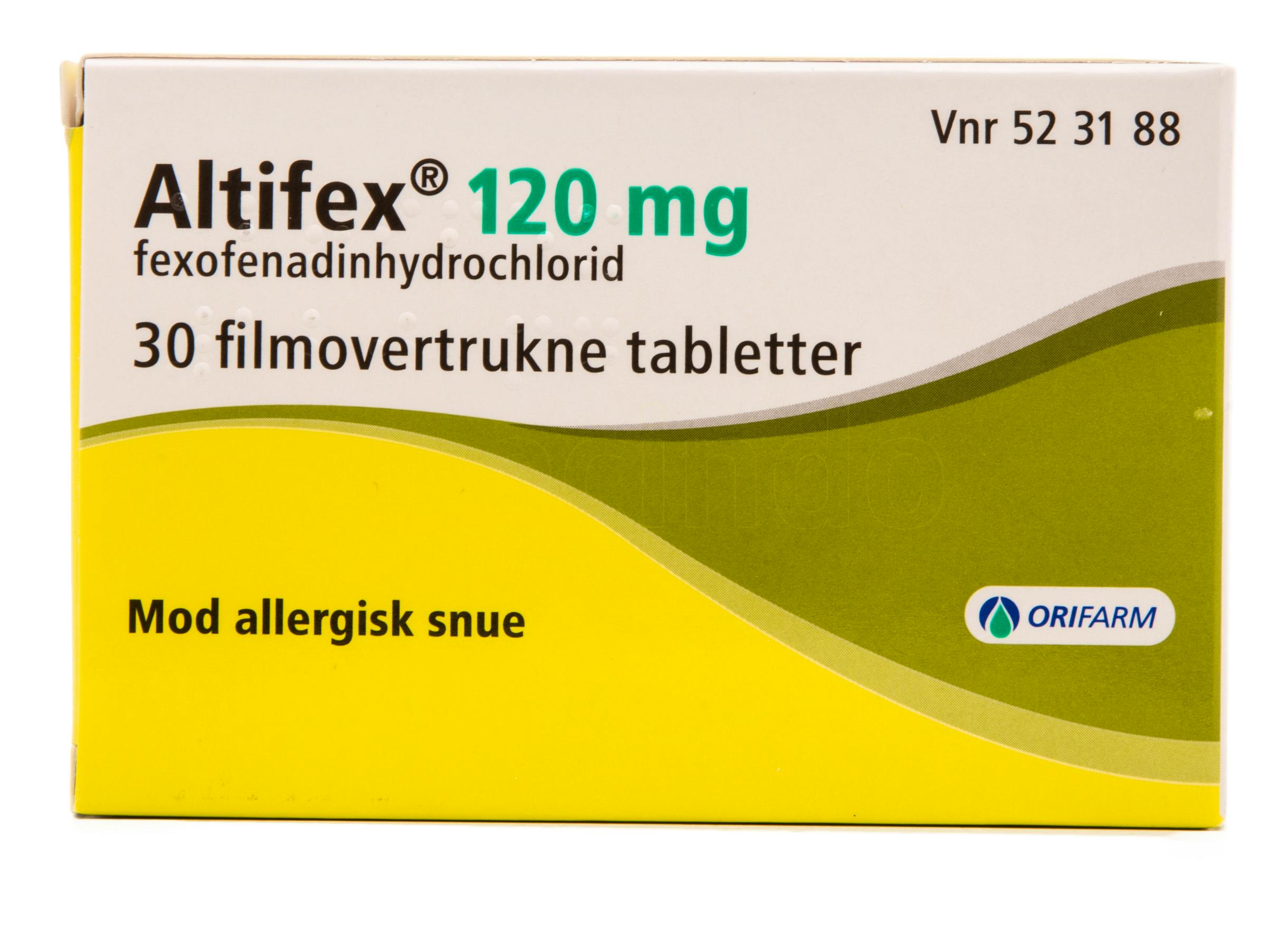 Altifex Tabletter 120 mg 30 stk - 97.95 kr