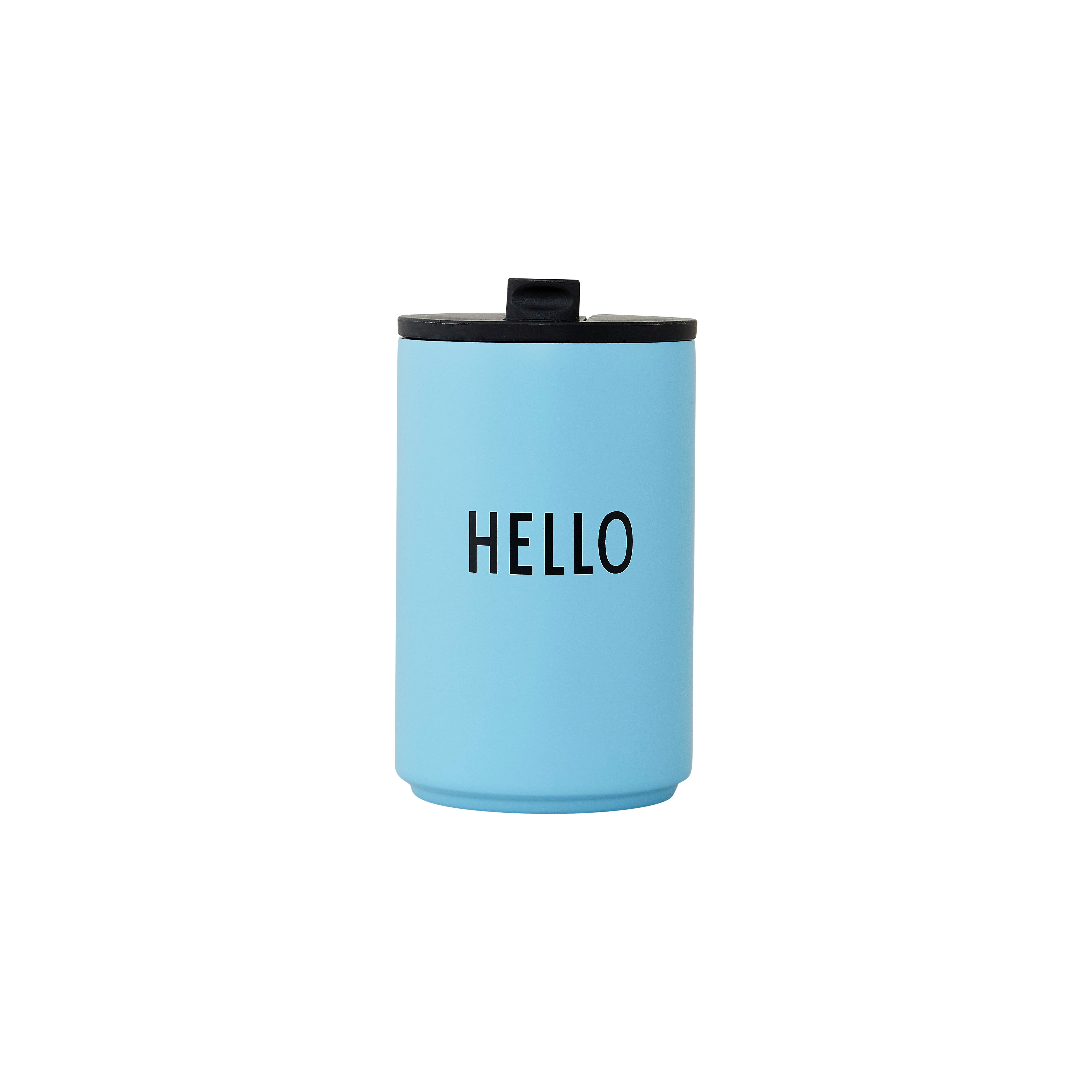 Design Letters Thermo/Insulated Cup Hello Light Blue 1 pcs - £11.09