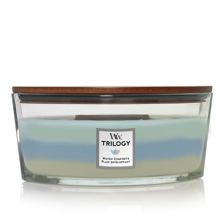 WoodWick Trilogy Ellipse Hearthwick Woven Comforts 453 g - 199.95 kr ...